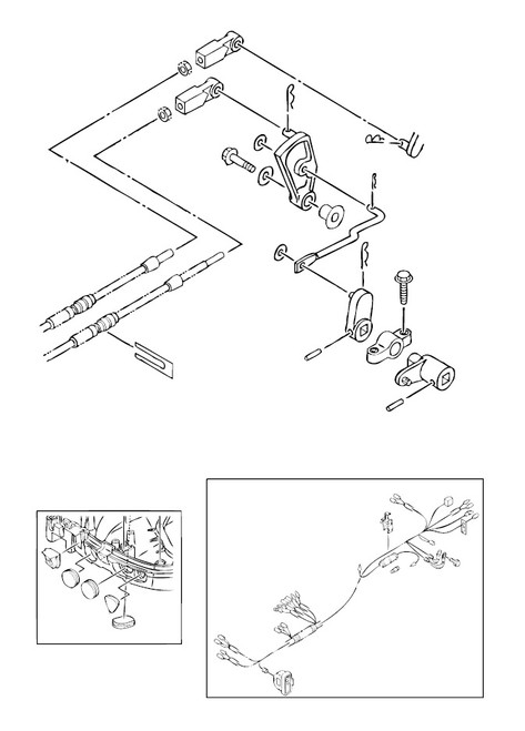 Yamaha F25 ~2006 Outboard Remote Control Attachment Kit 65W-48501-01-00