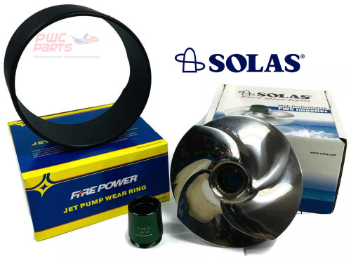 SeaDoo RXT RXP GTX 215 255 SOLAS Impeller SRX-CD-15/20R Wear Ring Repl ...