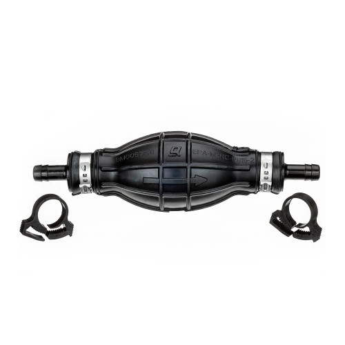 Quicksilver Primer Bulb with 2 Hose Clamps for 5/16-Inch (8 mm) Fuel ...