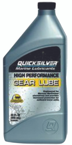 Quicksilver 80W-90 Hi-Performance Gear Lube 32 Oz 858064Q01 8M0222065