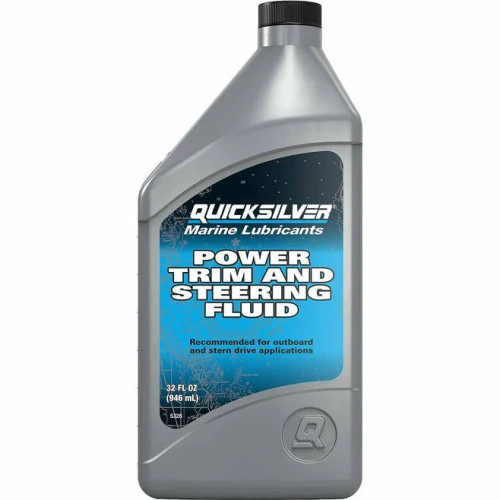 Quicksilver Power Trim and Steering Fluid 1 Quart 858075Q01