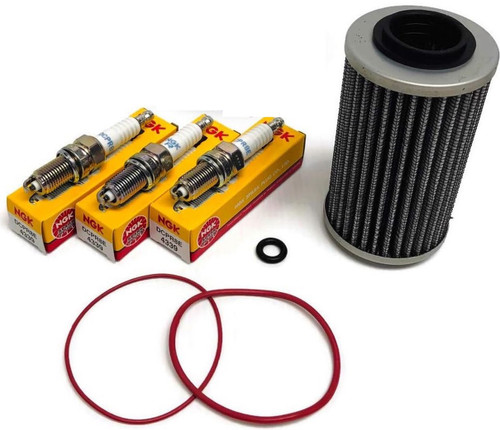 Sea-Doo 300HP Maintenance Kit Oil Filter with O-Ring & Spark Plugs GTX ...