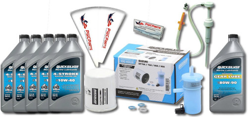 SUZUKI DF70A / DF75A / DF80A / DF90A 100-Hour Maintenance Oil Change ...