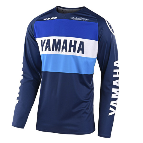 Yamaha SE Pro MX Jersey by Troy Lee Designs Navy Blue White YZ YZF YFZ ...