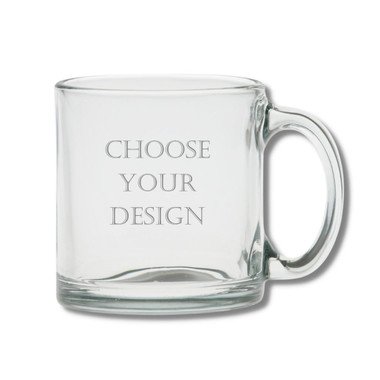 Personalized Glass Coffee Mug