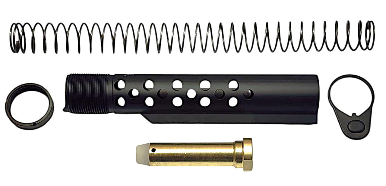 BJT AR-15 Buffer Tube Kit (skeletonized holes)