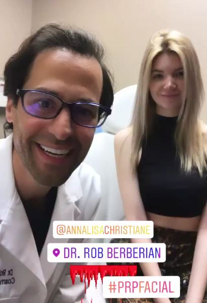Best PRP Facial in Los Angeles! Dr. Rob Berberian with Supermodel Anna ...
