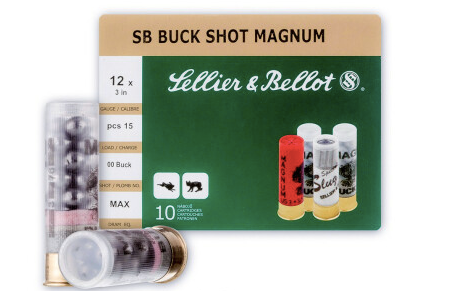 SELLIER & BELLOT 12 GAUGE 00 BUCK SHOT 3'' 15 PELLET - 250 ROUNDS ...
