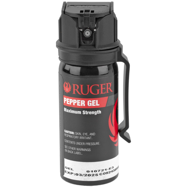 SABRE RUGER PEPPER SPRAY TACTICAL SIZE WITH FLIP TOP & BELT CLIP ...