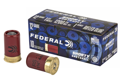 FEDERAL 12 GAUGE SHORTY SHOTSHELL 1.75'' RIFLED SLUG - 10 ROUND BOX ...