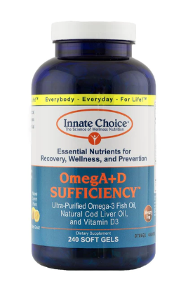 INNATE CHOICE OMEGA+D SUFFICIENCY CAPSULES - LEMON FLAVOR 240 SOFT GELS ...