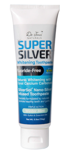 DR JONES NATURALS SUPERSILVER WHITENING TOOTHPASTE WITH CORAL CALCIUM ...