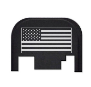 BASTION REAR SLIDE PLATE FOR GLOCK MODELS 17-41 GEN 1-4 - USA FLAG ...