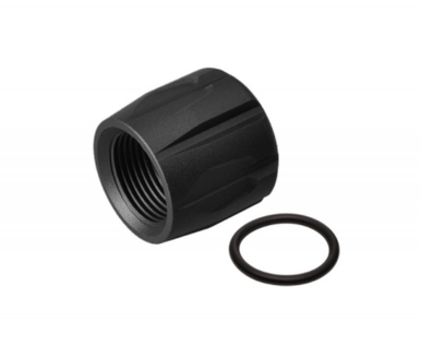 STRIKE INDUSTRIES BARREL COVER THREAD PROTECTOR - BLACK - LIMITLESS AMERICA