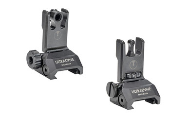 ULTRADYNE USA C2 FOLDING FRONT AND REAR SIGHT COMBO - BLACK - LIMITLESS ...