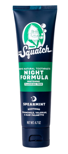 DR SQUATCH SOOTHING SPEARMINT NIGHT TOOTHPASTE - LIMITLESS AMERICA