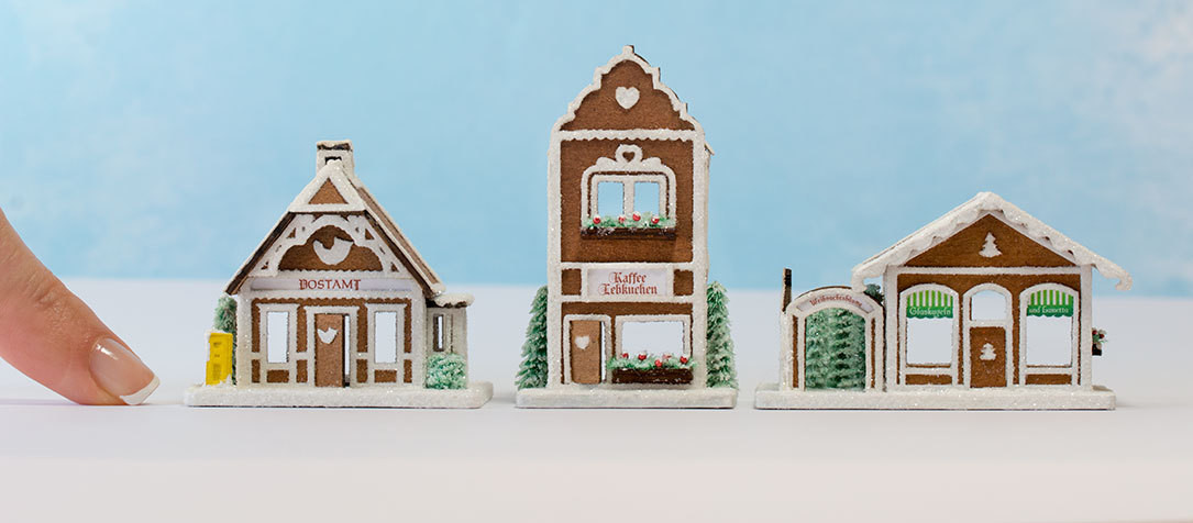 Micro Gingerbread Ornament Shop Kit - True2Scale Dollhouse Miniatures