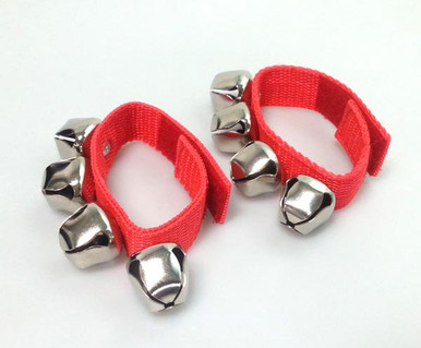 Wrist Bells - 4 Bells (Pair with velcro)