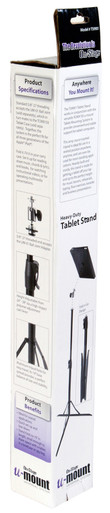 On Stage U-Mount Heavy Duty Tablet Holder Stand - MUZIC MAN AUSTRALIA ...