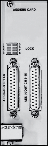 16 IN 16 OUT XLR AES CARD - MUZIC MAN AUSTRALIA - TAX INVOICE
