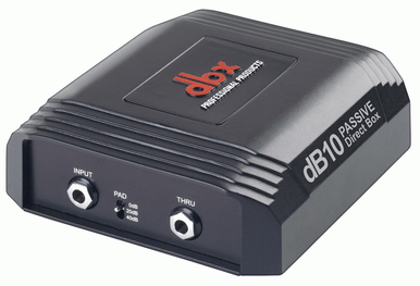 DBX DB10 PASSIVE DIRECT BOX - MUZIC MAN AUSTRALIA - TAX INVOICE