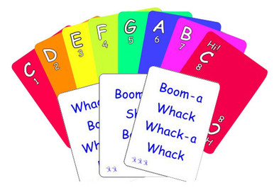Boomwhackers "Whack-a Boom!" Colour Card Games - MUZIC MAN AUSTRALIA ...