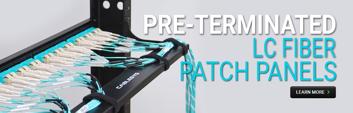 Pre-terminated Patch Panels, Patch Cables, Ethernet Cables | Cablesys