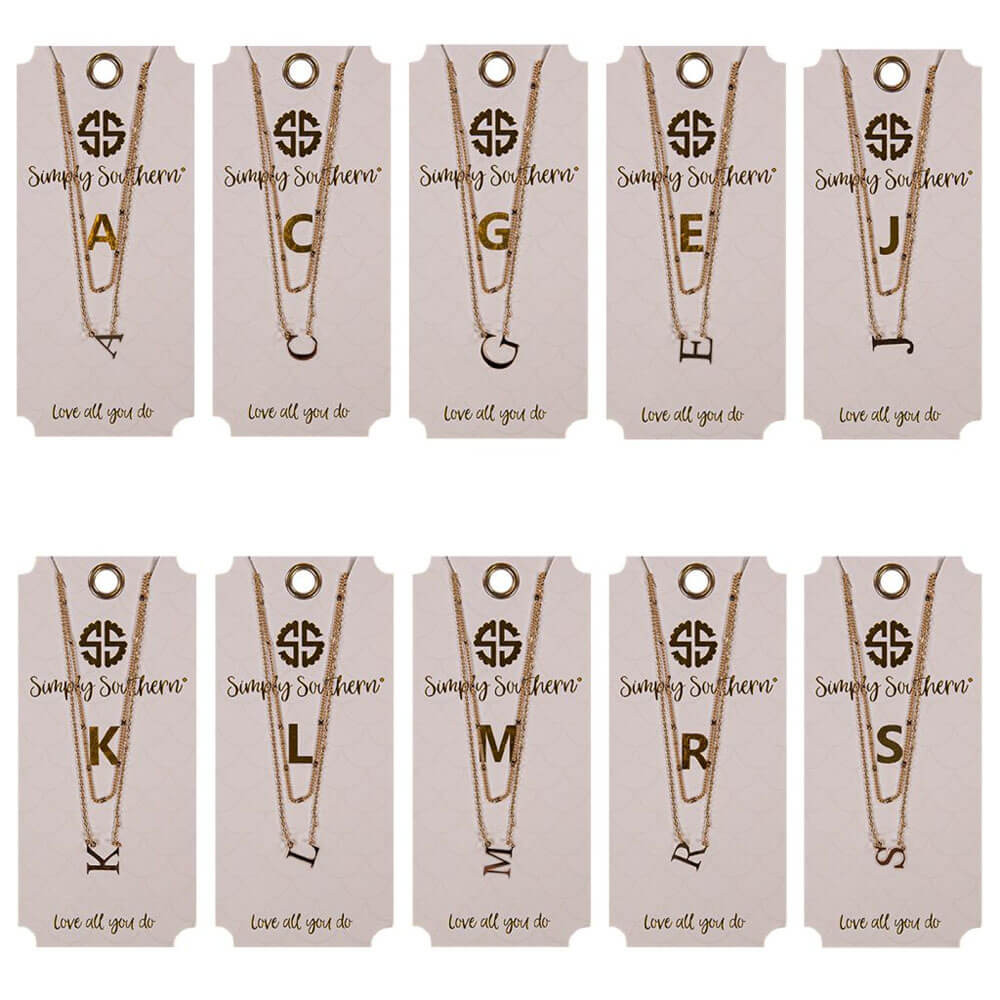 Simply Southern Initial Necklace