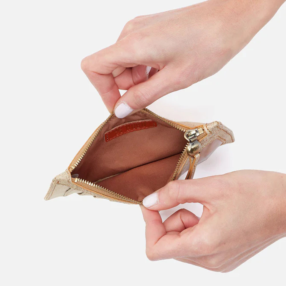 HOBO Carte Card Case Wallet - Gold Leaf | Eagle Eye Outfitters