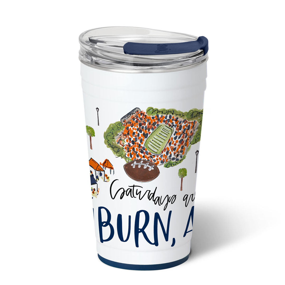 Swig Life 24 oz Party Cup - Saturdays in Auburn | Eagle Eye Outfitters