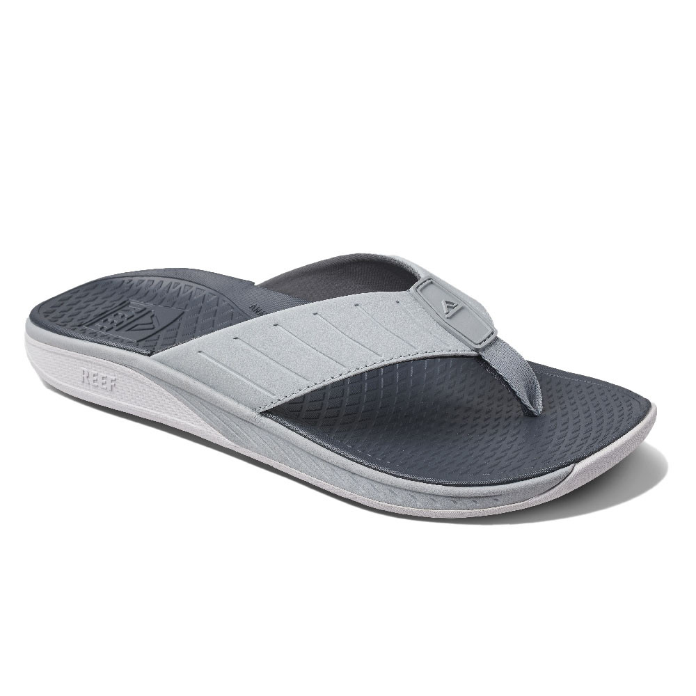 Men's Reef The Deckhand Sandal - Grey | Eagle Eye Outfitters