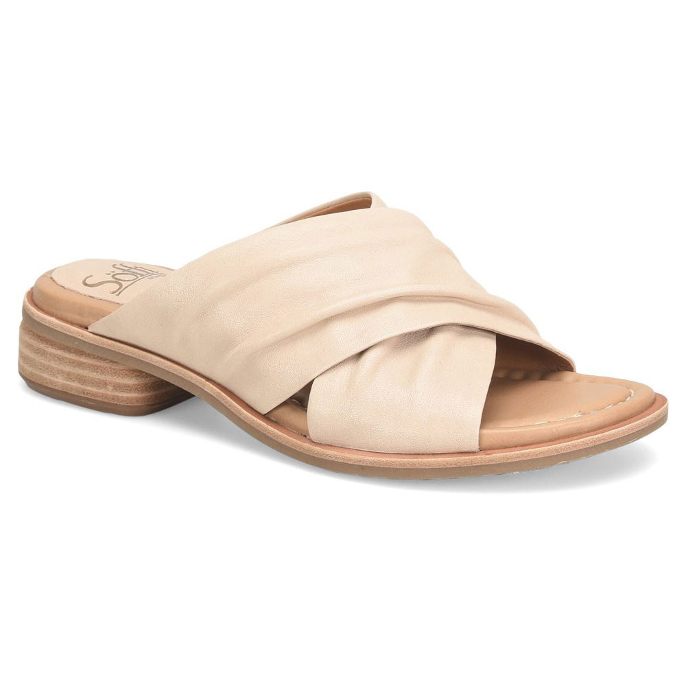 Women's Sofft Fallon Slide Sandal - Tapioca Grey | Eagle Eye Outfitters