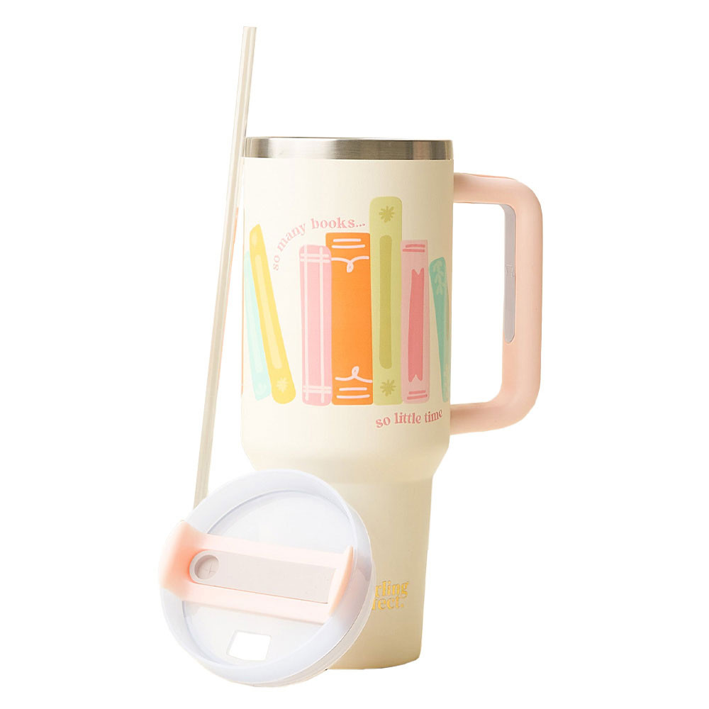 The Darling Effect 40 oz Tumbler - So Many Books | Eagle Eye Outfitters