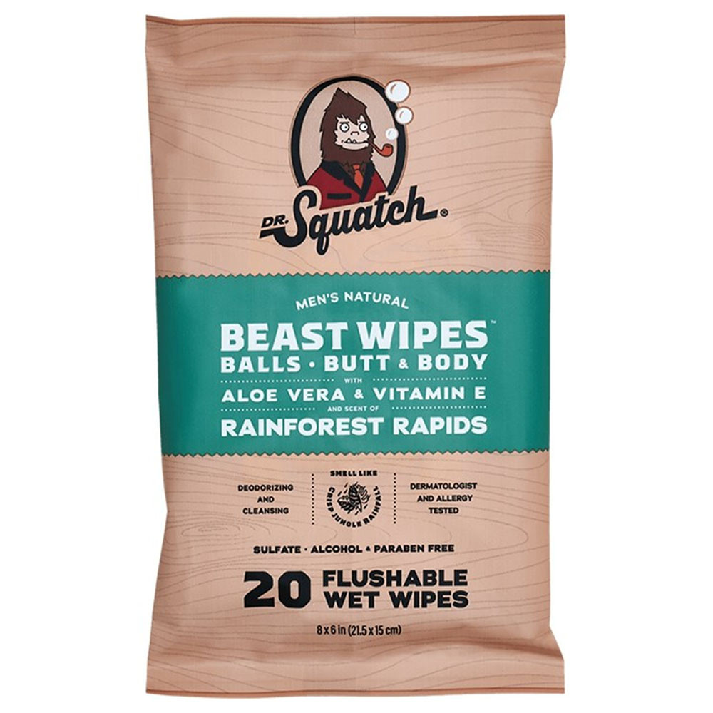 Dr. Squatch Beast Wipes - Rainforest Rapids | Eagle Eye Outfitters
