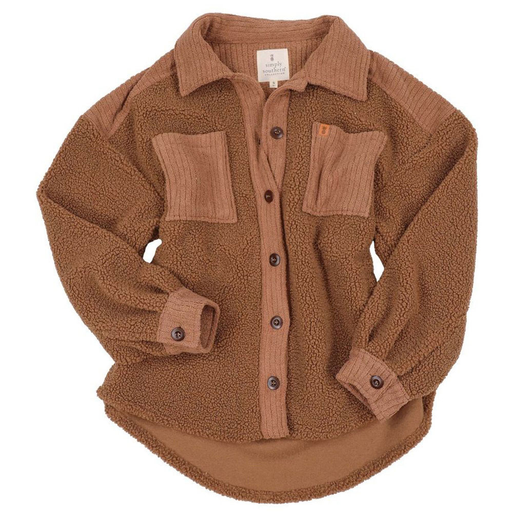 Women's Simply Southern Soft Shacket | Eagle Eye Outfitters