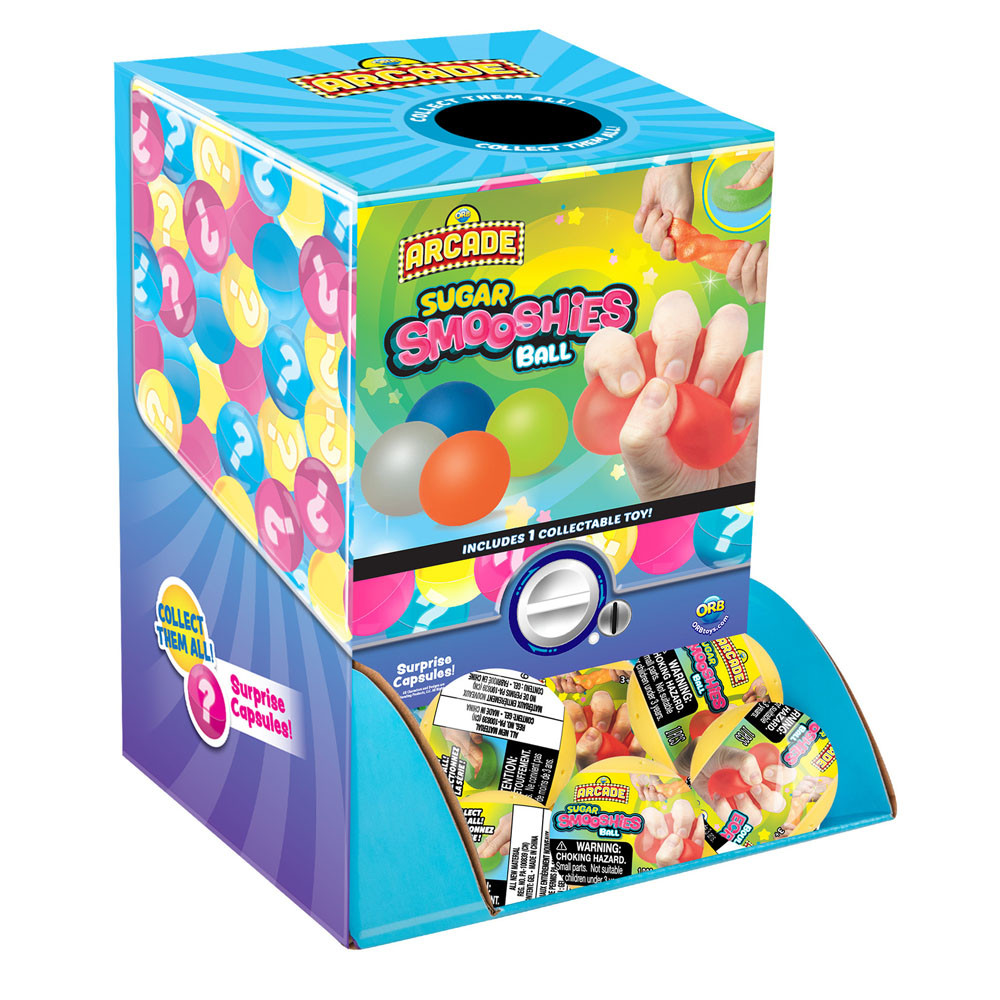 Orb Toys Arcade Capsules Sugar Smooshies Ball Surprise Capsule | Eagle ...