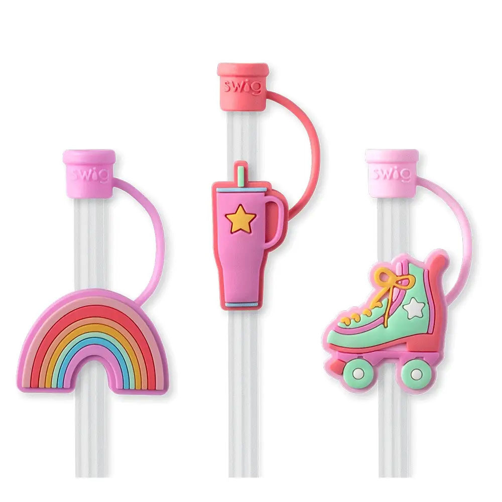 Swig Life Straw Topper Set - Roller Rink | Eagle Eye Outfitters