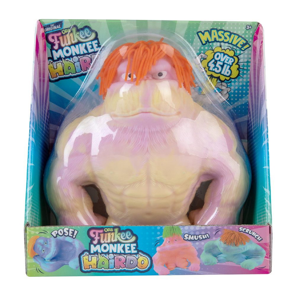 Orb Toys Funkee Monkee Hairdo Jumbo Toy | Eagle Eye Outfitters