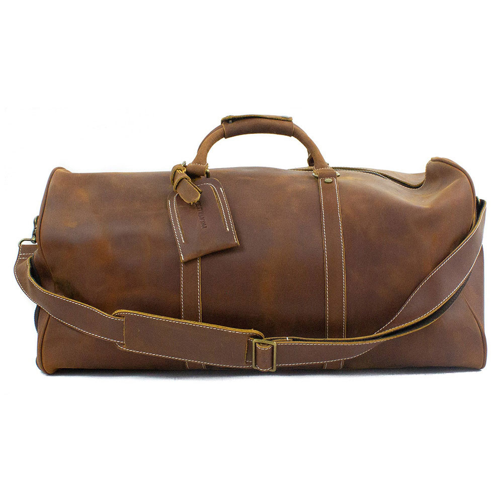 Properly Tied Migratory Duffle Bag - Brown Leather | Eagle Eye Outfitters
