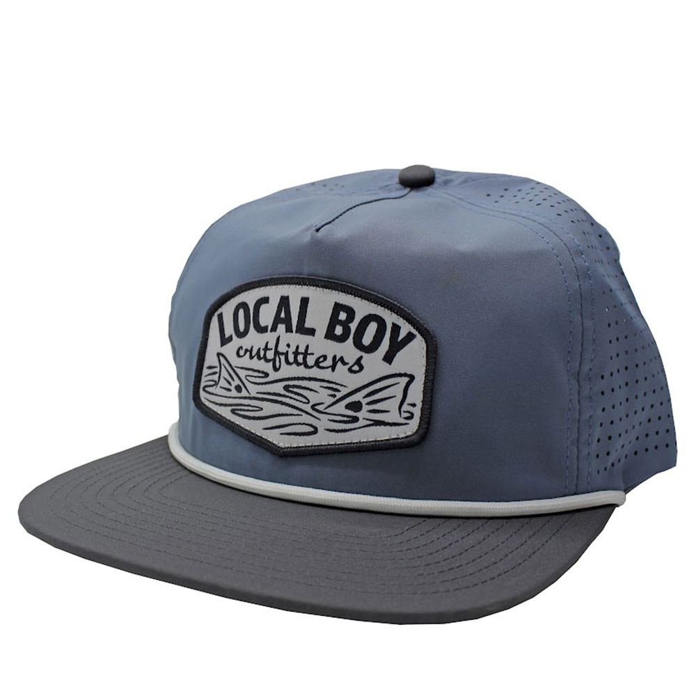 Men's Local Boy Outfitters Fish Tails Flat Brim Hat | Eagle Eye Outfitters