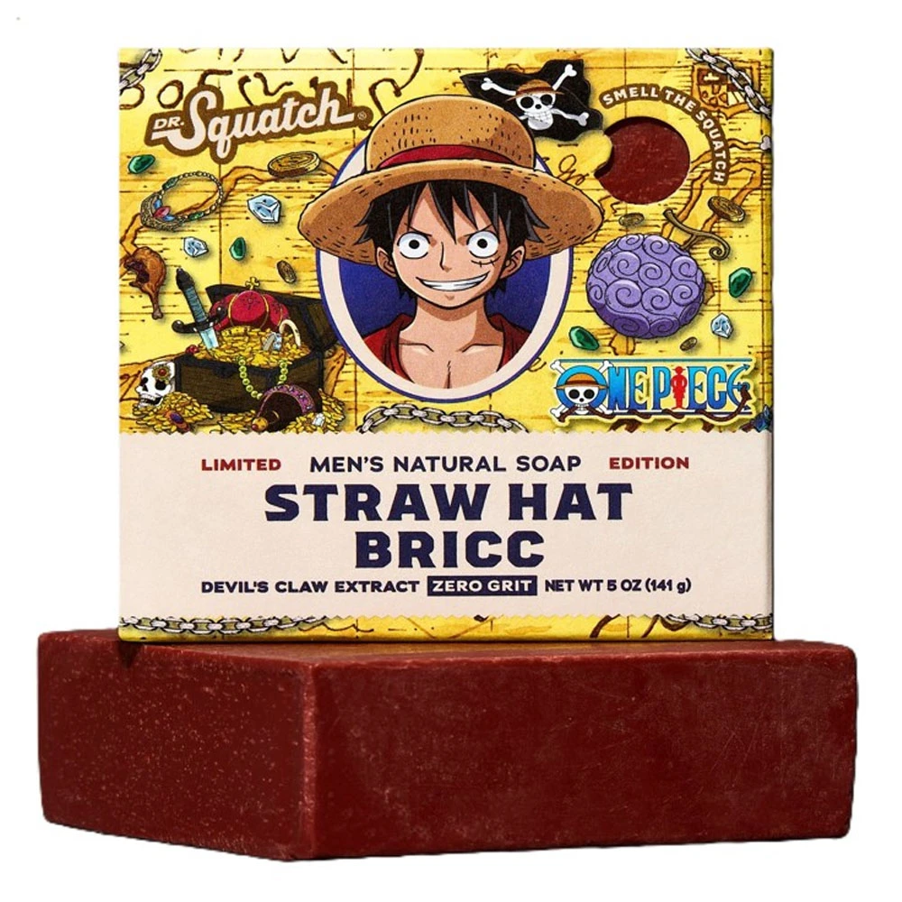 Dr. Squatch x ONE PIECE: Straw Hat Bricc Bar Soap | Eagle Eye Outfitters