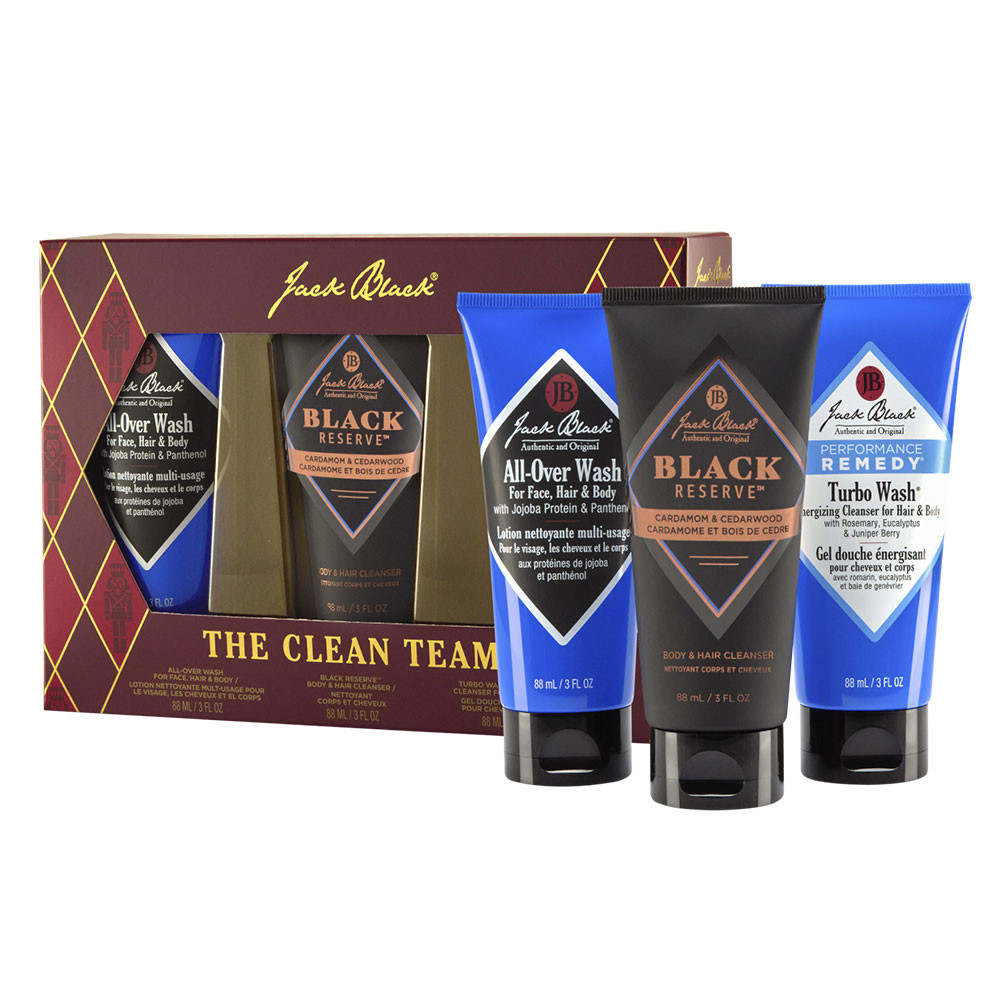 Jack Black Clean Team Cleanser Set | Eagle Eye Outfitters