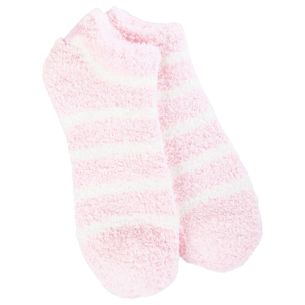 Women's World's Softest Sock Co Cozy Low Socks - Candy Pink Stripe ...