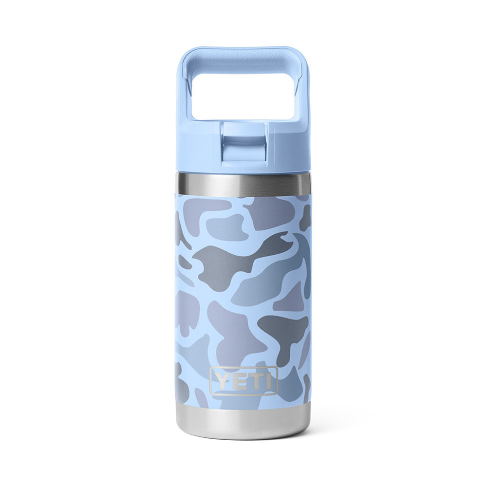 YETI Rambler Jr. Blue Camo 12 oz Kids Straw Water Bottle | Eagle Eye ...