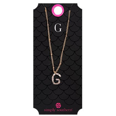 Simply Southern Letter Initial Necklace