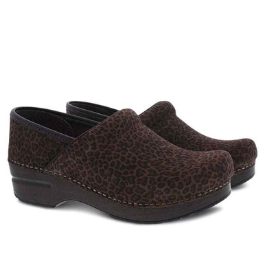 Women's Dansko Professional Mini Leopard Clog | Eagle Eye Outfitters