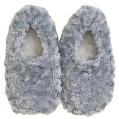 Women's Warmies Curly Gray Microwavable Slippers | Eagle Eye Outfitters