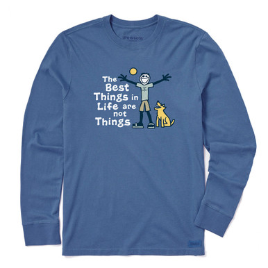 Men's Life is Good Jake & Rocket Best Things Tee | Eagle Eye Outfitters