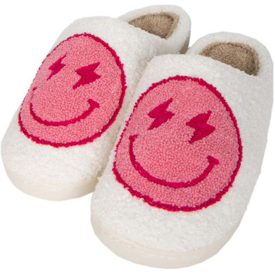 Women's Katydid Smiley Face Slippers | Eagle Eye Outfitters