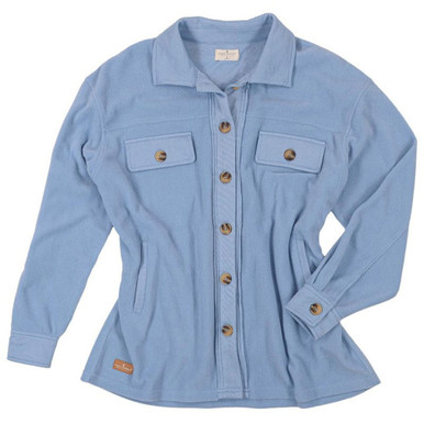 Women's Simply Southern Fleece Shacket | Eagle Eye Outfitters